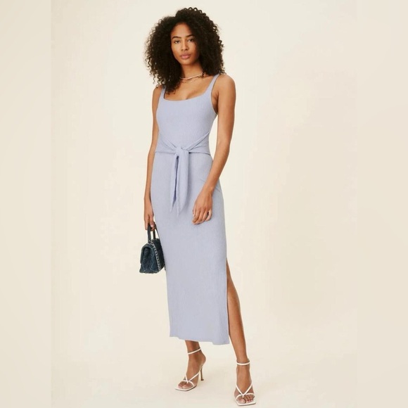 Reformation | Dresses | Reformation Light Blue Maxi Dress | Poshmark